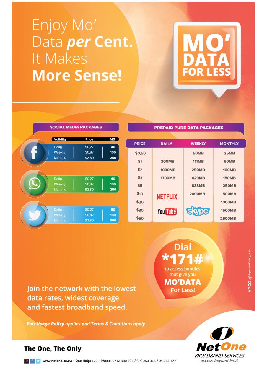 Netone Revamps Social Media And Data Packages - Zimbabwe and regional ...